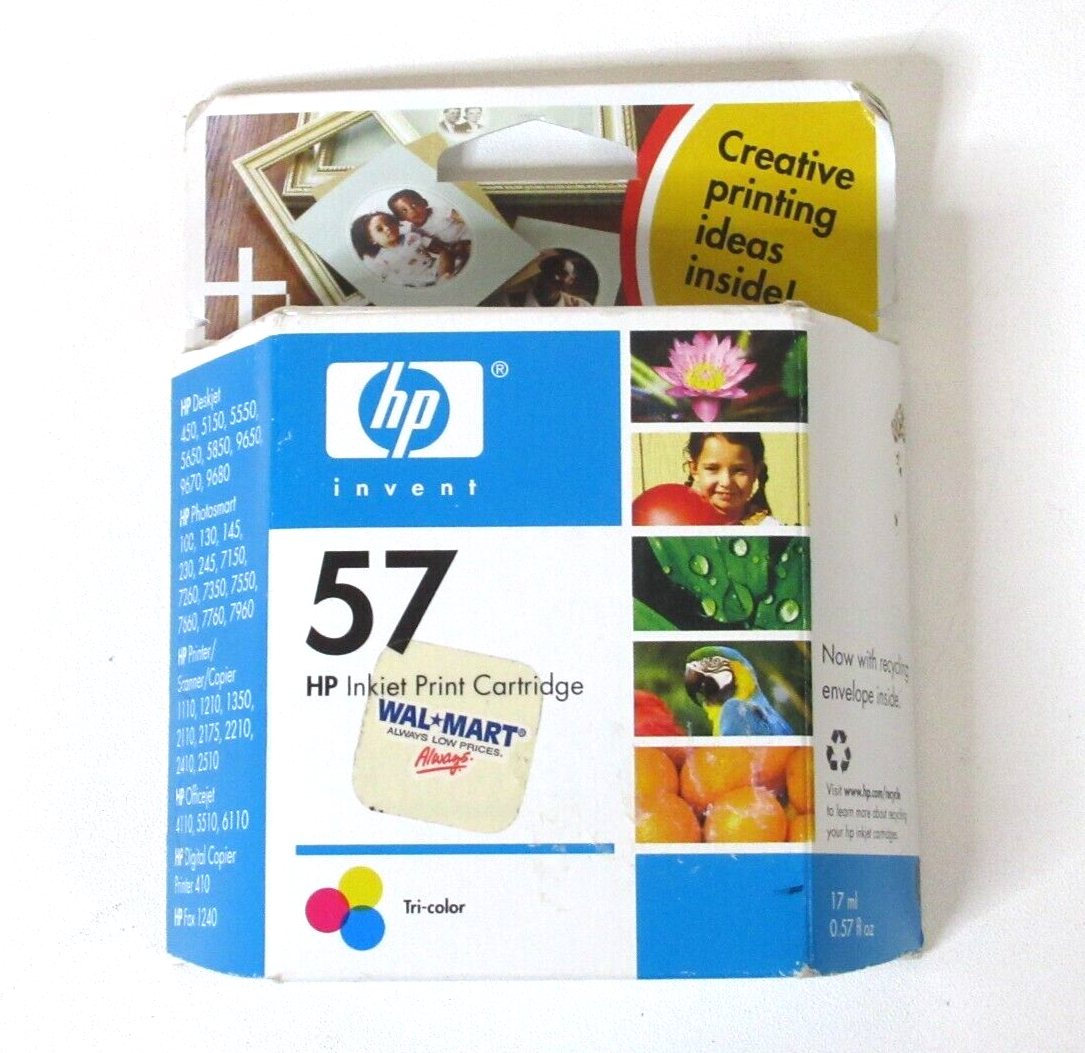 HP 57 Tri Color Inkjet Print Cartridge SINGAPORE 10/2005 New Sealed ...