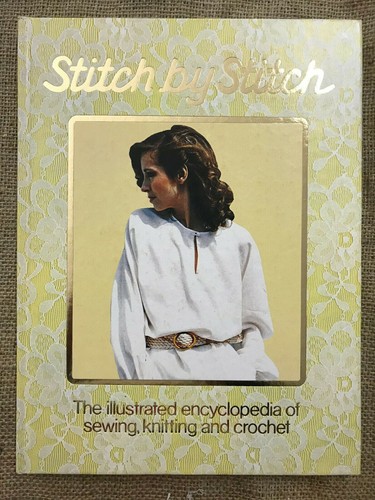 Book HC Stitch By Stitch Encyclopedia of Sewing Crochet And Kniting ...