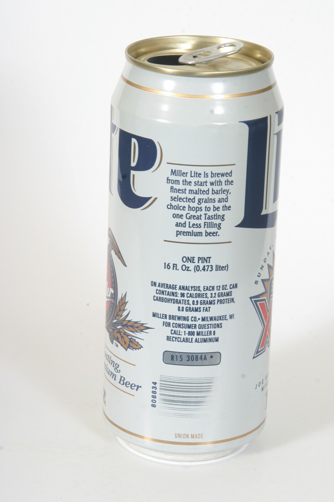 Miller Lite Beer Can - 16oz Super Bowl XXIX | eBay