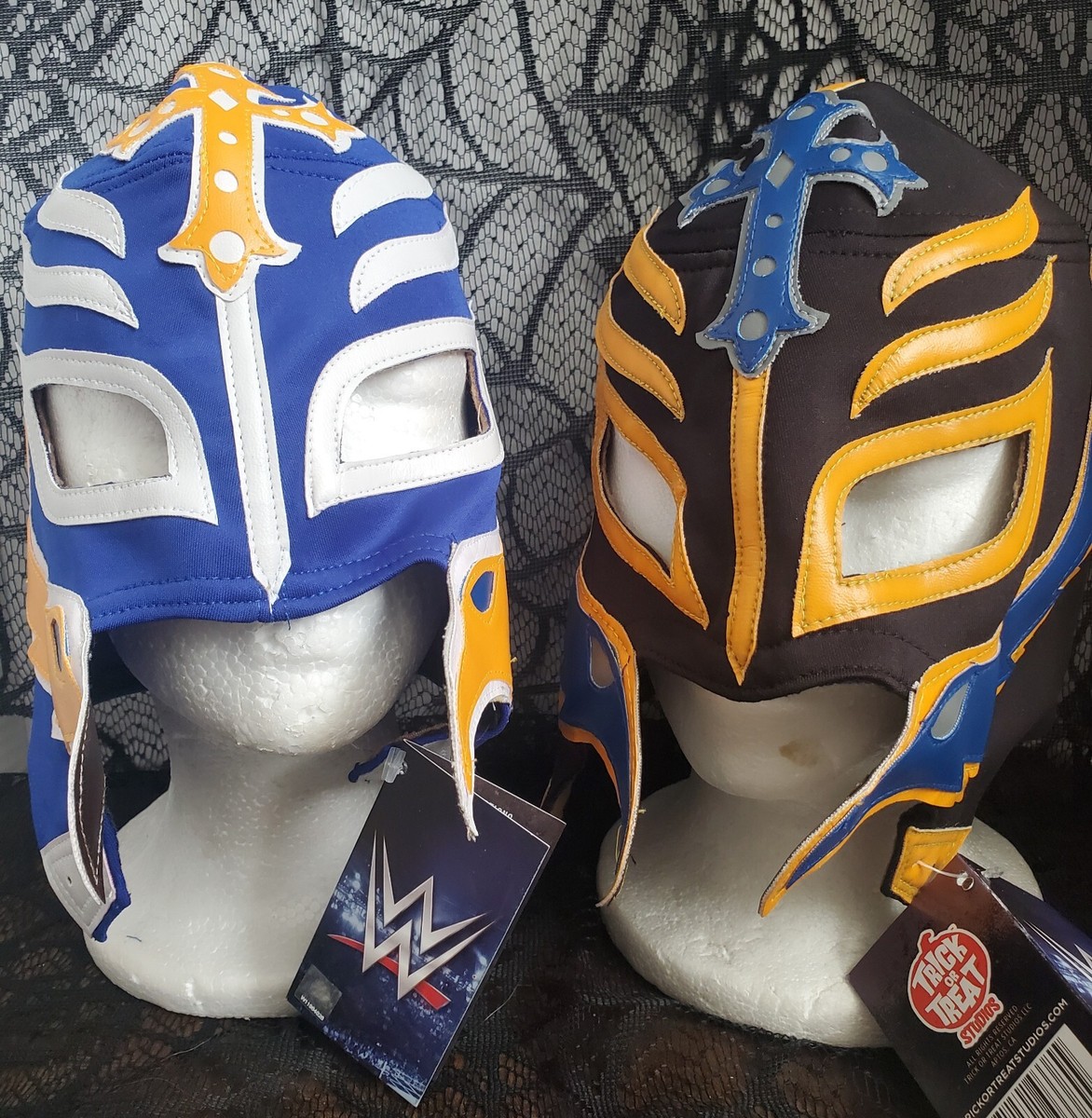 Rey Mysterio Mask Rey Mysterio Black & Purple Replica Mask – PW
