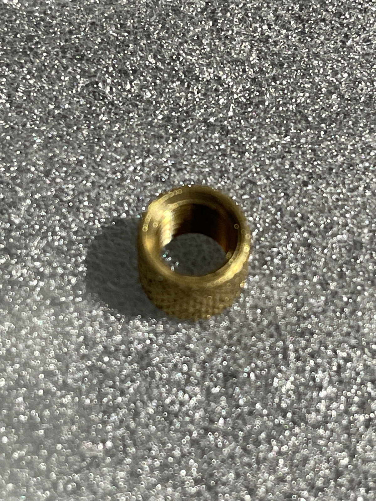 1/4-27 UNFINISHED THREADED KNURLED COUPLING ~5/16 IN. W X 1/4 IN. H ...