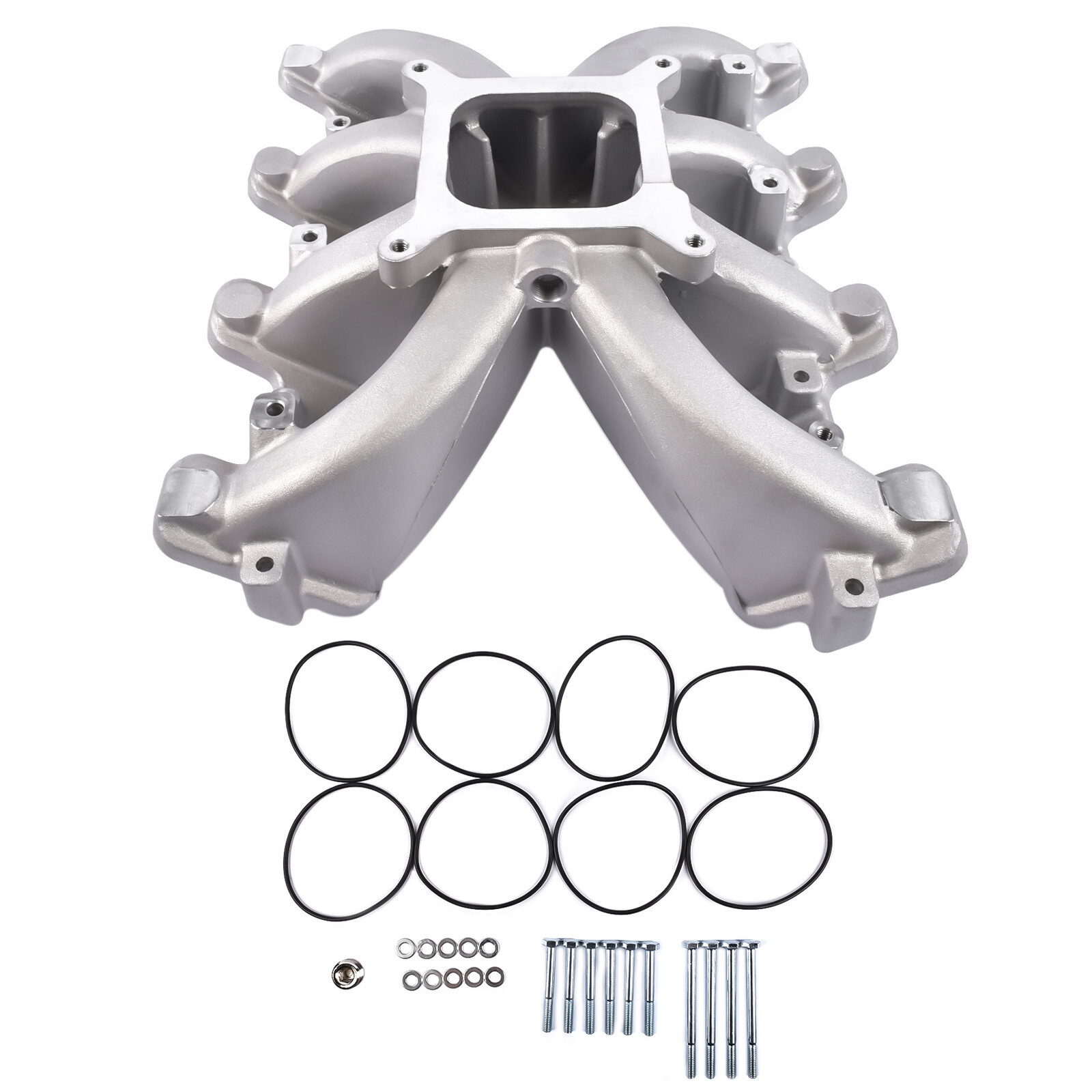 Single Plane Carb Intake Manifold 300-132 For LS1 LS2 LS6 V8 5.7L 350 ...