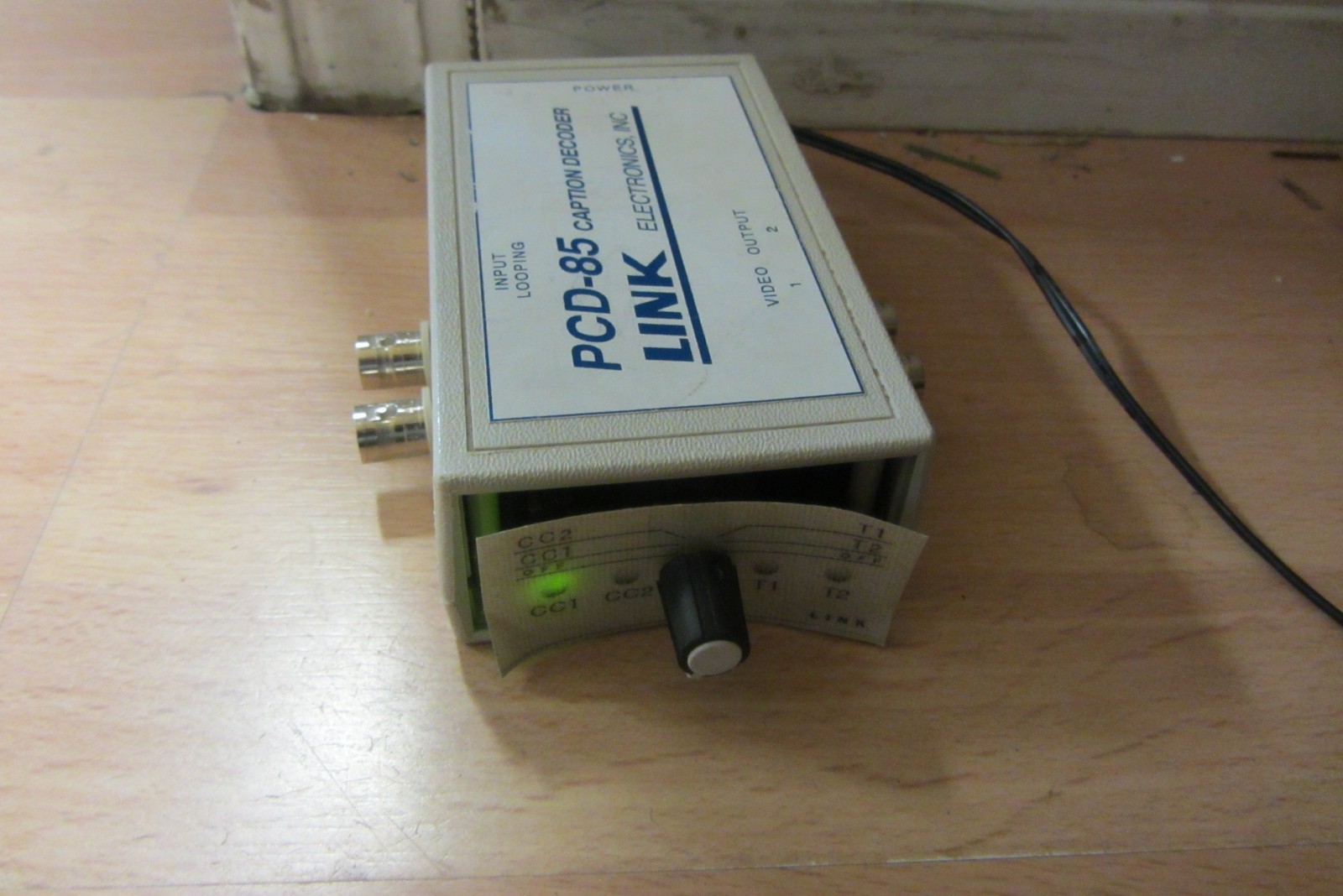 Link Electronics PCD-85 Closed Caption Decoder, CC1, CC2, T1, T2 USED ...