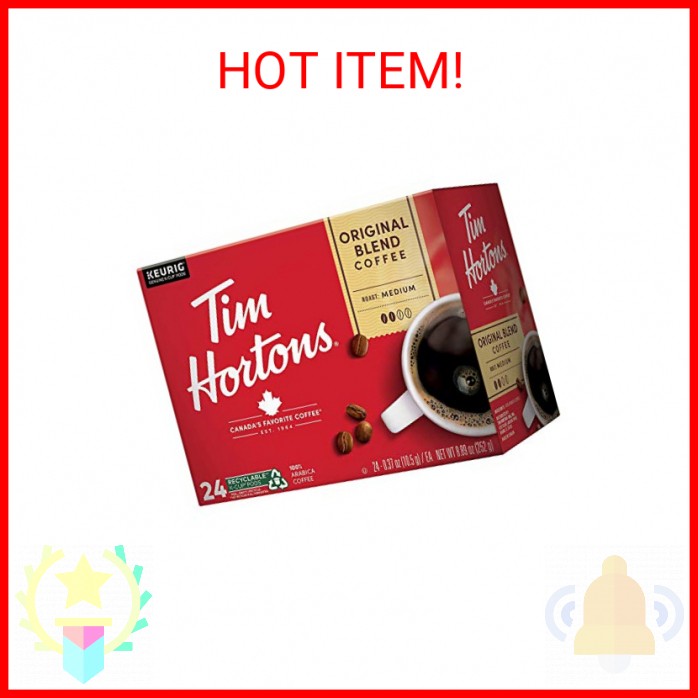 Tim Hortons Original Blend, Medium Roast Coffee, Single-Serve K-Cup ...