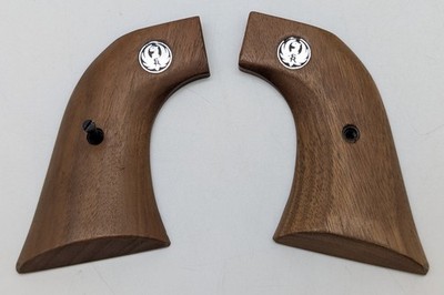 Vtg Ruger OEM Stock Wood Revolver Grips 3-Screw - Super Blackhawk? | eBay