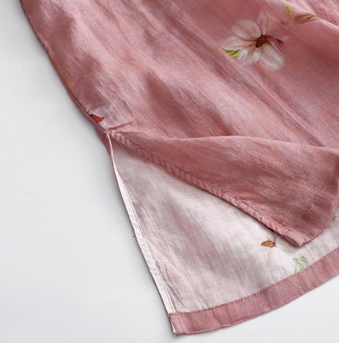 New Women's Han Fu Chinese Style A Line Long Dress Summer Embroidered ...