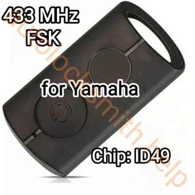 New Motorcycle motorbike scooter Key keylessGo smart fob 433 mhz Fit ...