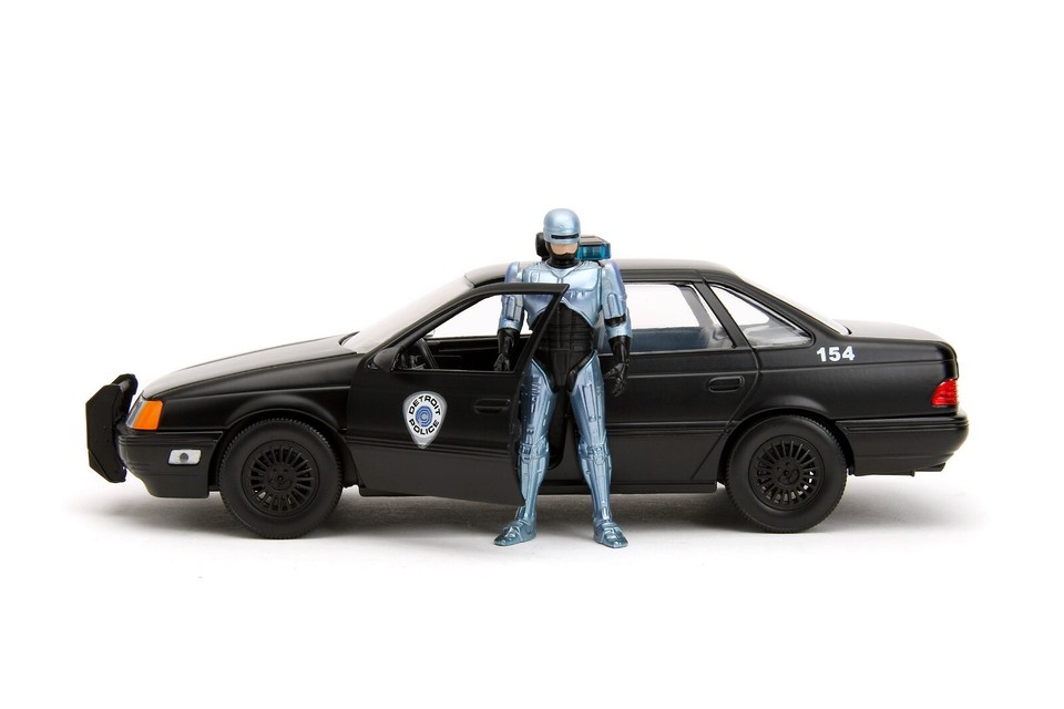 Jada 1:24 RoboCop & OCP Ford Taurus Detroit Police (Matte Black ...