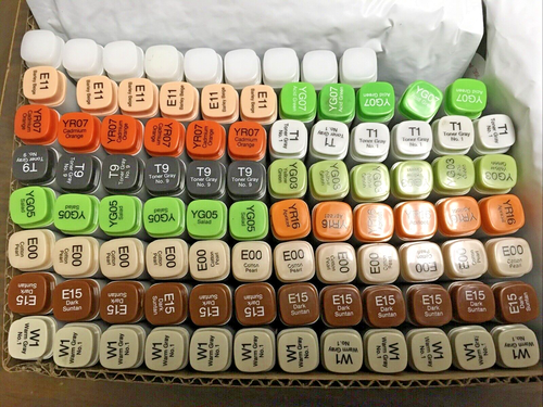 Too Copic Classic Original Marker Dual Tips Assorted colors New without ...