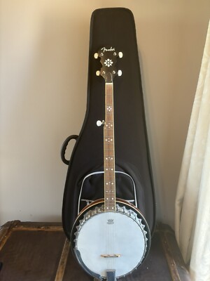 Fender 5 String Banjo Remo Weatherhead King With Hard/Soft Case | eBay