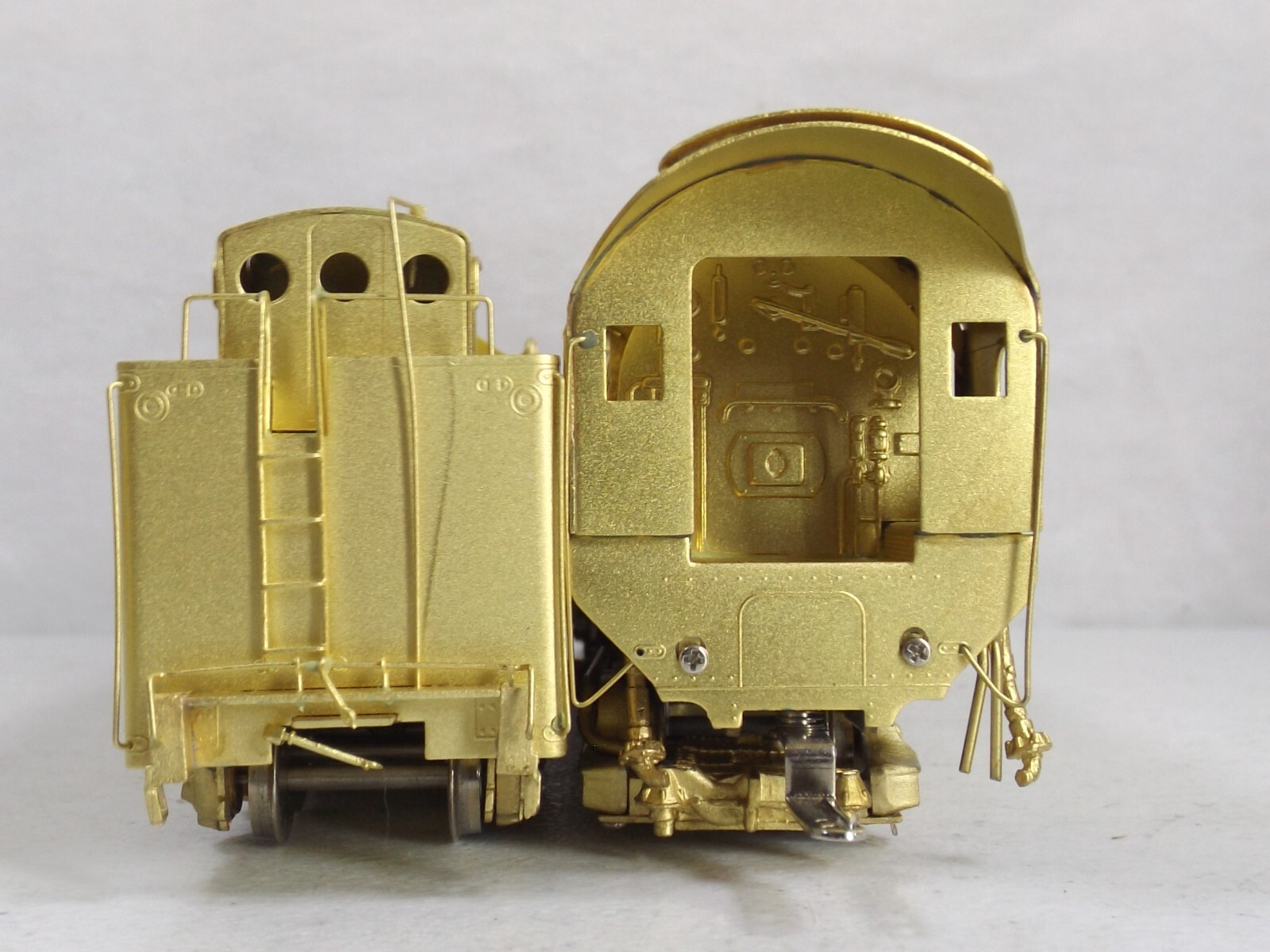 HO Sunset Models brass Pennsylvania RR 2-10-4 J1 steam engine in ...
