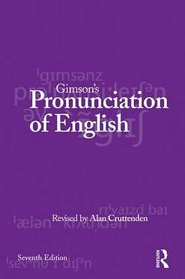 Gimson's Pronunciation of English by Alan Cruttenden (Paperback, 2008 ...