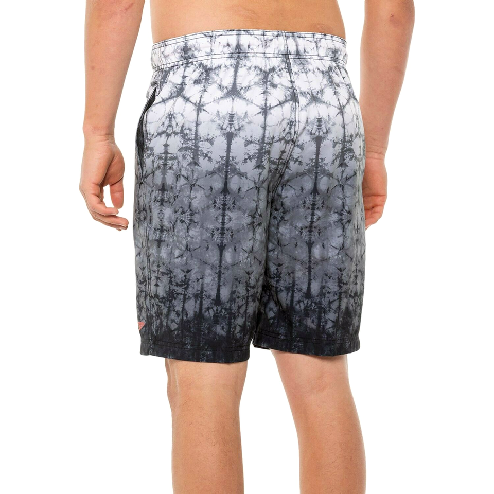 Speedo Bondi Men's Swim Boardshorts Medium Black White UPF 50 Inseam 9 ...