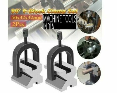 Precision engineers Vee blocks clamp sets - V block Matched pair Premium Quality | eBay