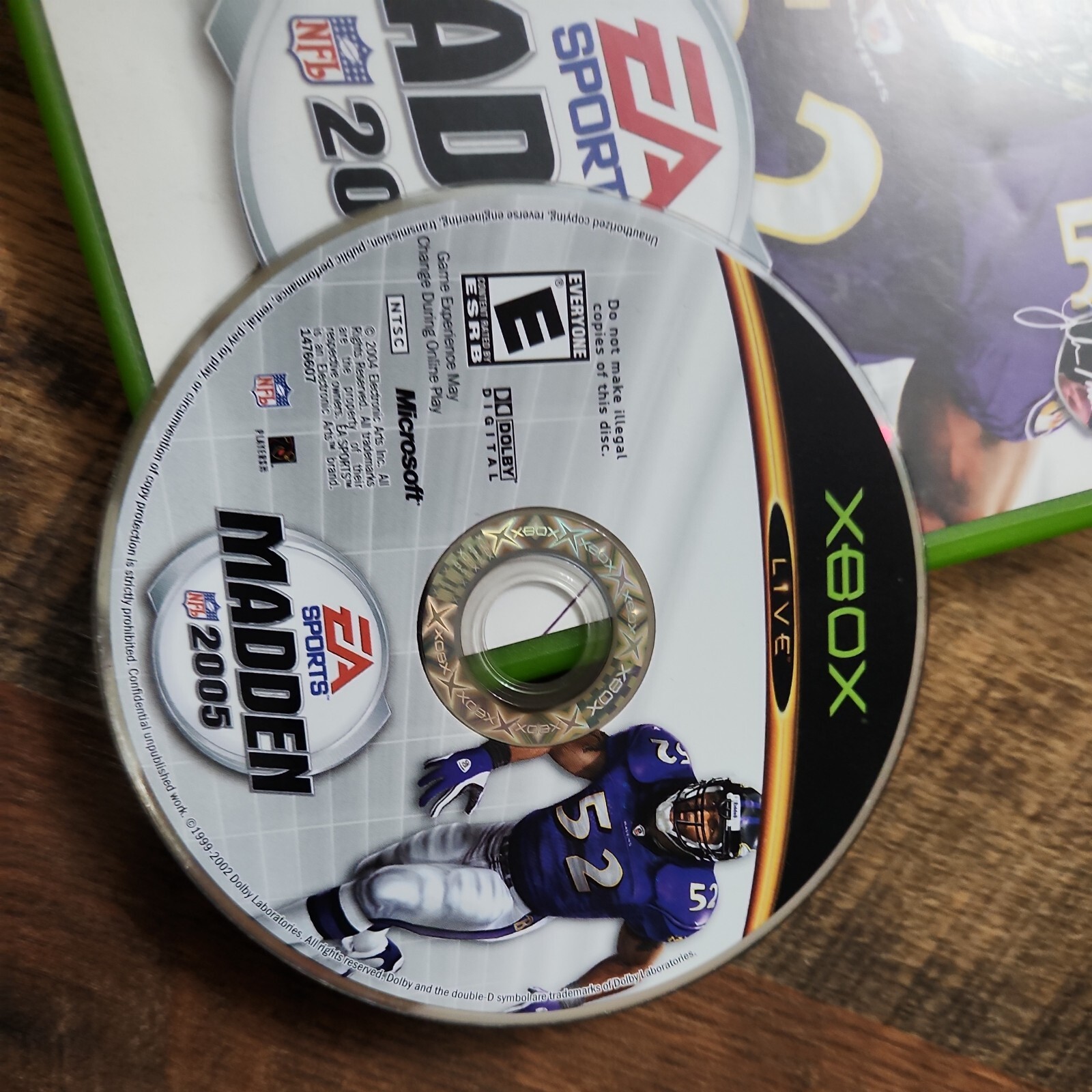 Madden NFL 2005 Microsoft Xbox Game Retro Sport Videogame Disc Ray ...