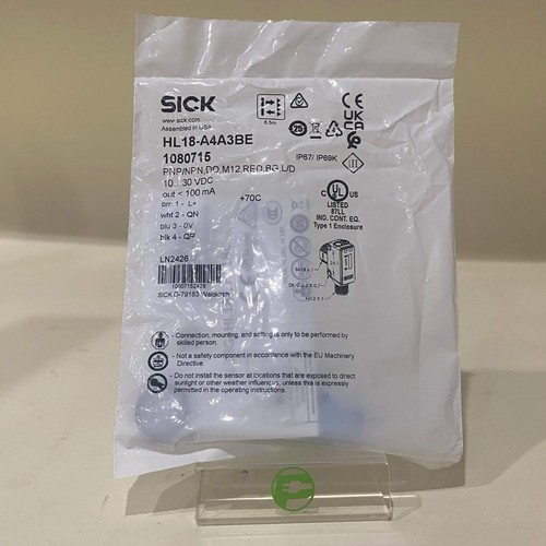 New Sick Photoelectric Sensor HL18-A4A3BE | eBay