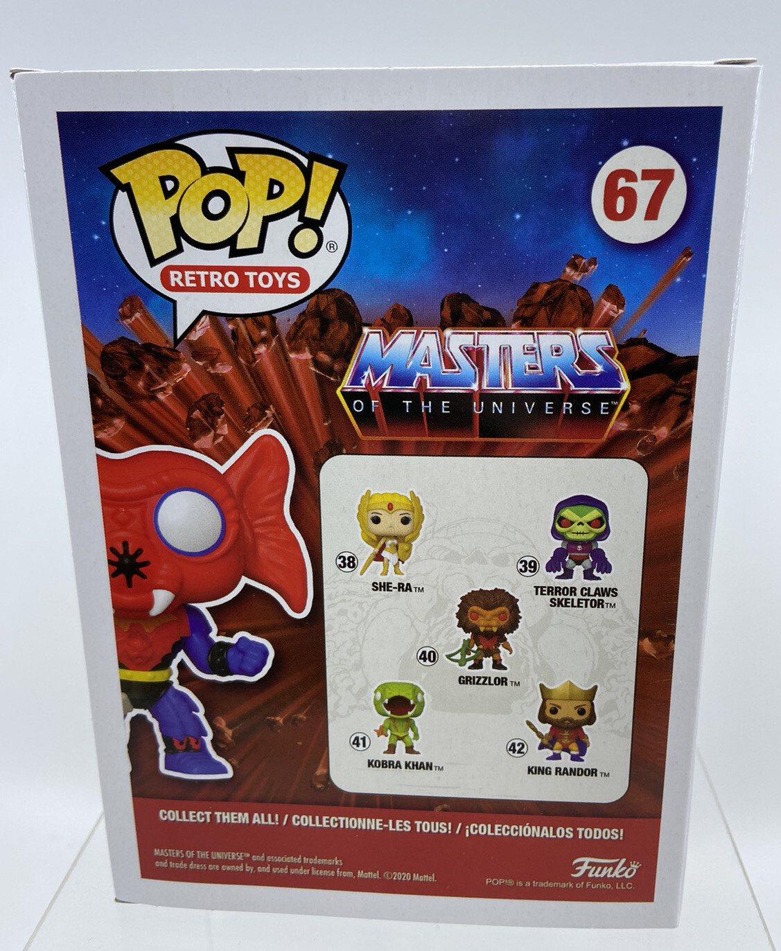 MASTERS OF THE UNIVERSE POP Vinyl MANTENNA #67 ECCC 2021 Spring Con ...
