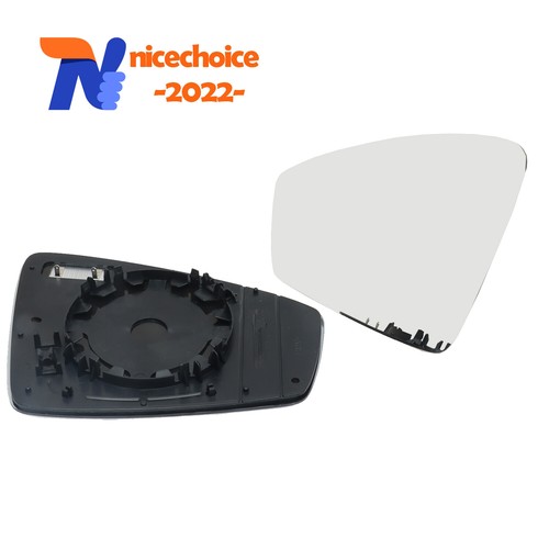 Left outside Mirror Glass Heated w/ Backing Plate for 2018-2022 VW ...