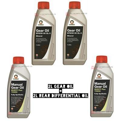 2L GEAR OIL & 2L REAR DIFFERENTIAL OIL FOR MERCEDES SPRINTER FREE ...