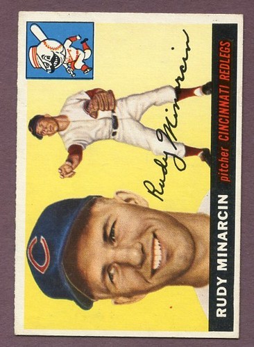 1955 TOPPS #174 RUDY MINARCIN REDS EX-MT 459013 (KYCARDS) | eBay