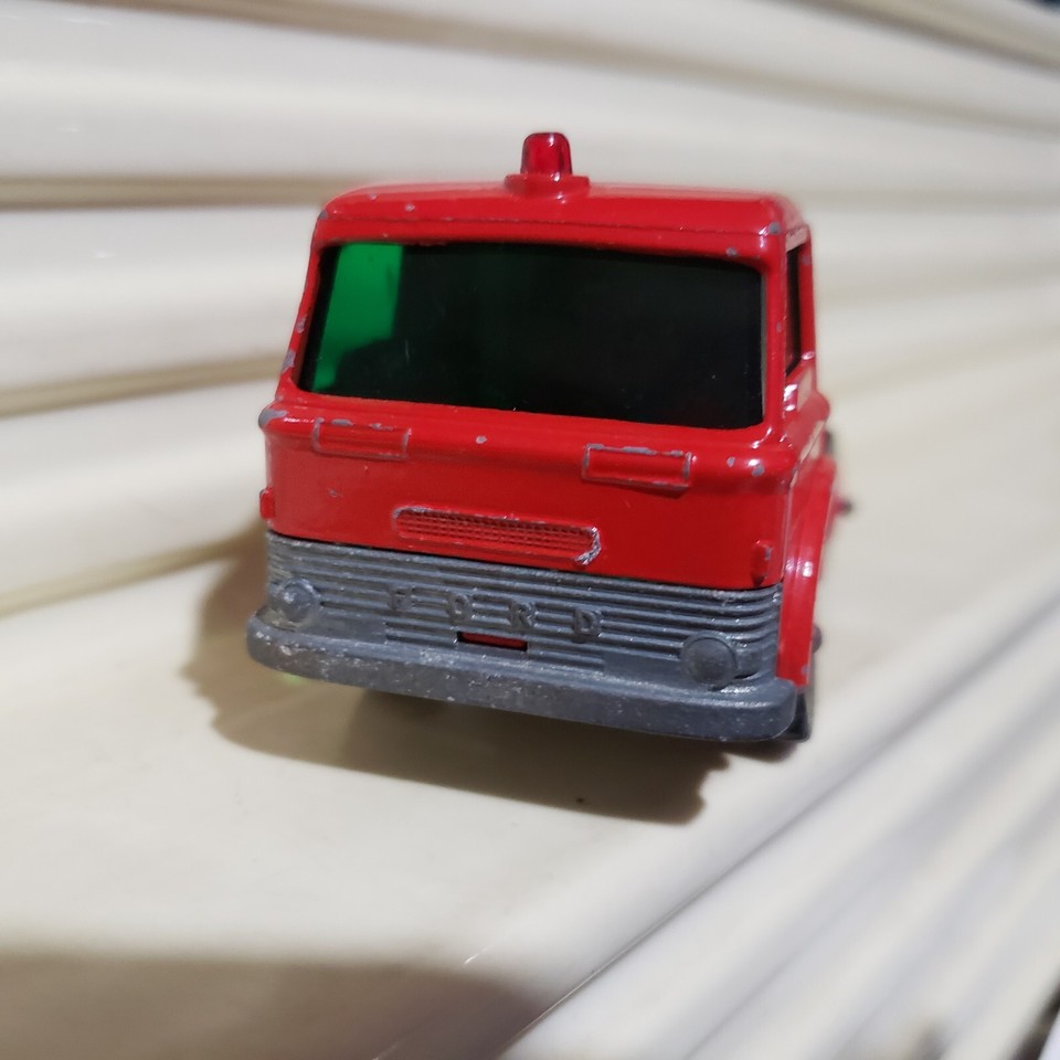 Lesney Matchbox 1967 KING SIZE K20A FORD TRACTOR TASKER Transporter No ...