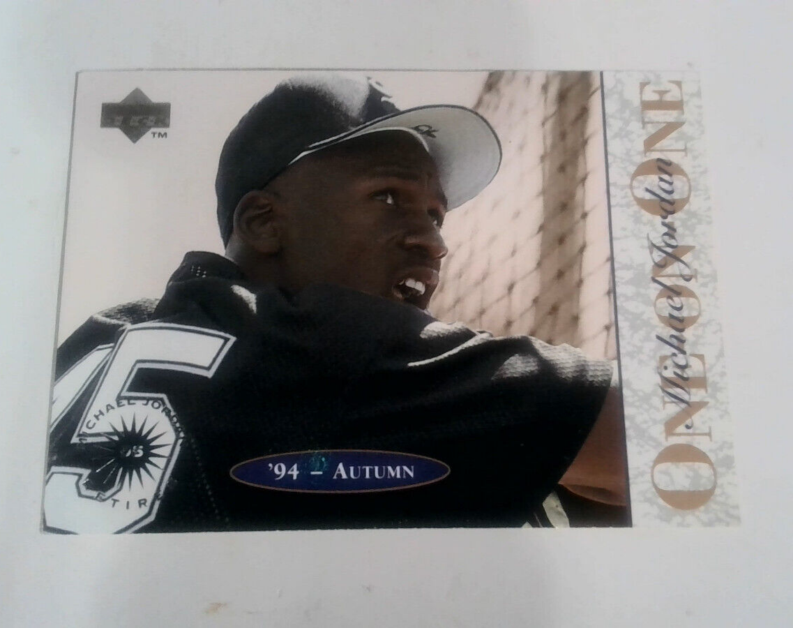 UPPER DECK Michael Jordan ONE ON ONE 94 Autumn Baseball Card NICE FIND ...