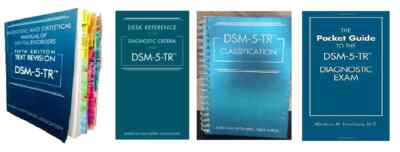 DSM-5-TR + tab + desk reference + classification + pocket guide book ...