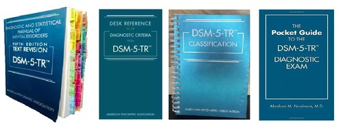 DSM-5-TR + tab + desk reference + classification + pocket guide book ...