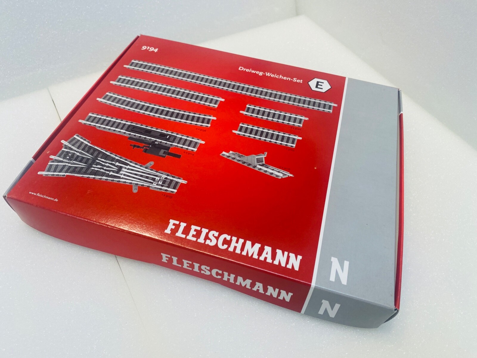 Fleischmann N 9194 Three-way point Track Set E NEW | eBay