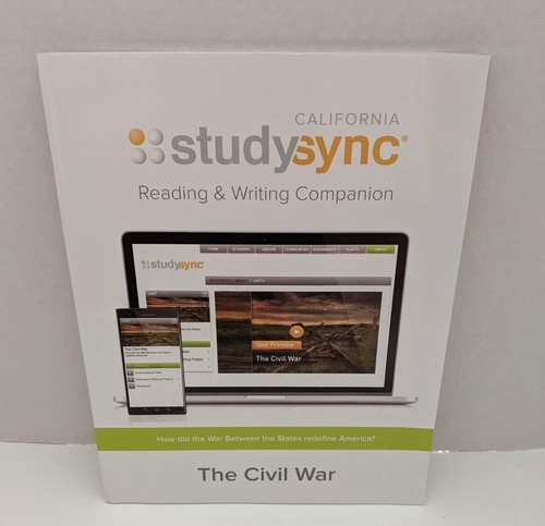 Study Sync Reading and Writing Companion Grade 8 Unit 4 The Civil for ...