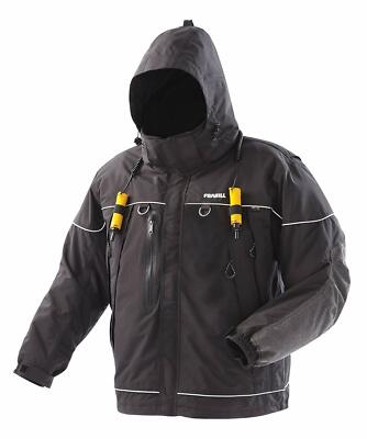 Frabill I5 Jacket, Black, Medium 3 in 1 Rain Ice Fishing Parka Coat ...