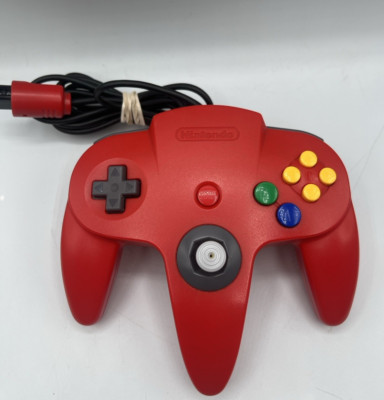 Official Nintendo 64 Red Game Controller Wired | eBay