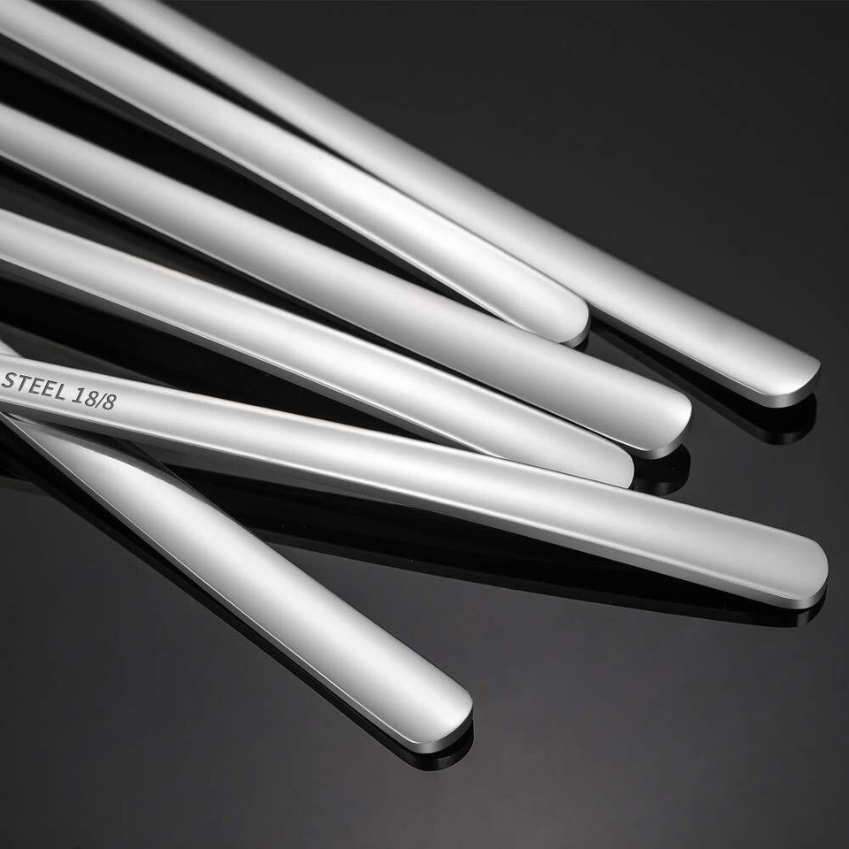 Long Handle Iced Tea Stirring Spoons Stainless Steel Cocktail Stirring ...