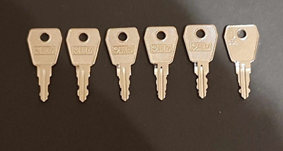 6 x Most Popular Fire Alarm Panel Key Set. Codes: 801, 827, 830, 845 ...