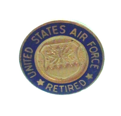 Vintage United States Air Force Retired Pin | eBay
