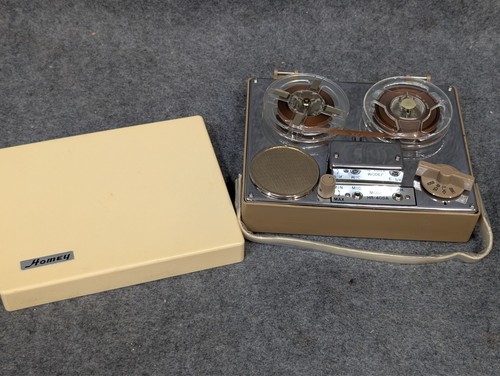 RARE HOMEY REEL TO REEL TAPE RECORDER MODEL HR-408A MINI 4 TRANSISTOR ...