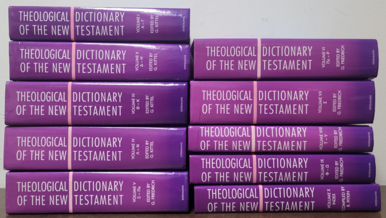 Theological Dictionary of the New Testament Complete 10 Vol Hardcover ...