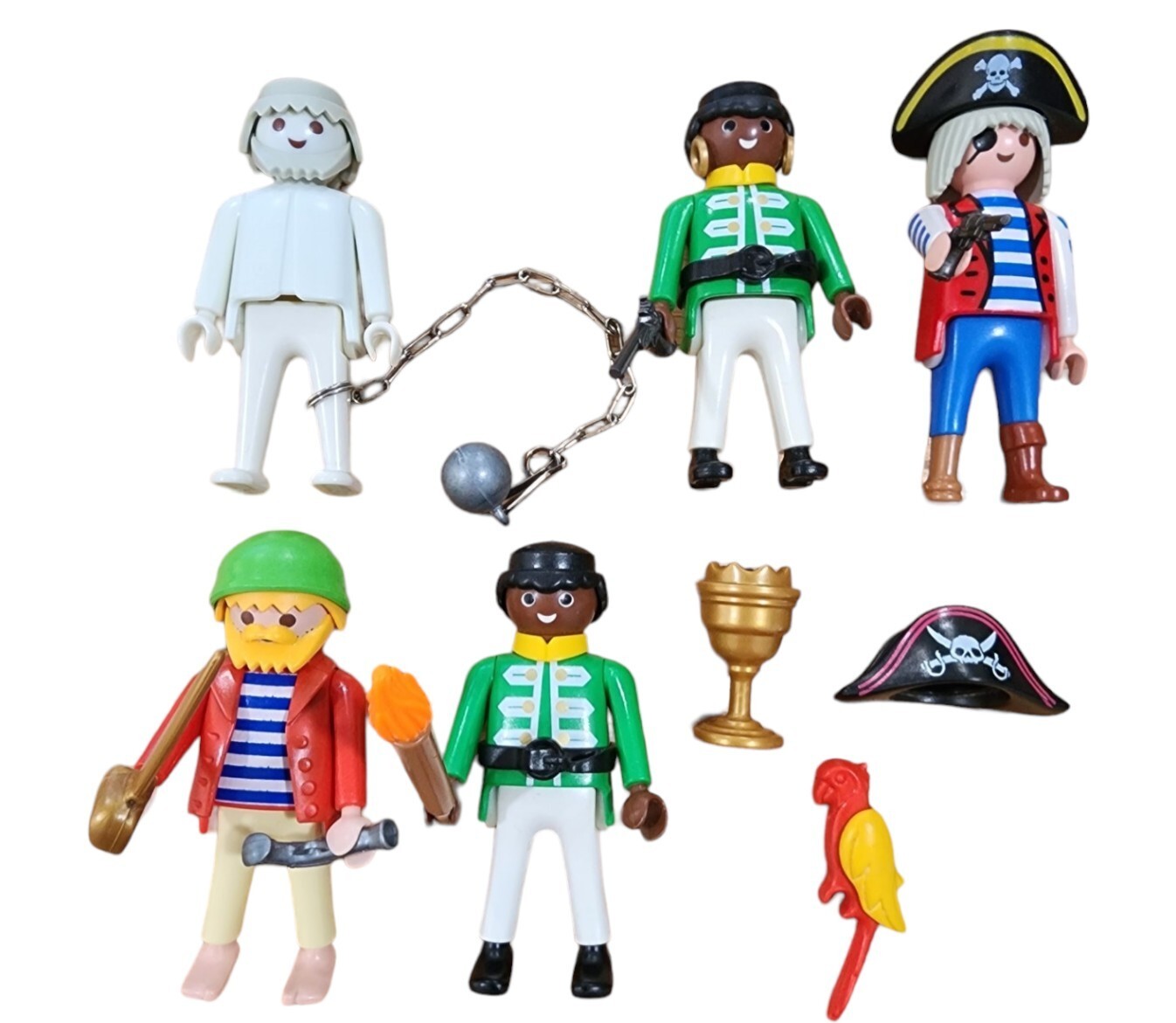 Playmobil Pirates Figures Lot - 5 Figures + Weapons + Etc | eBay
