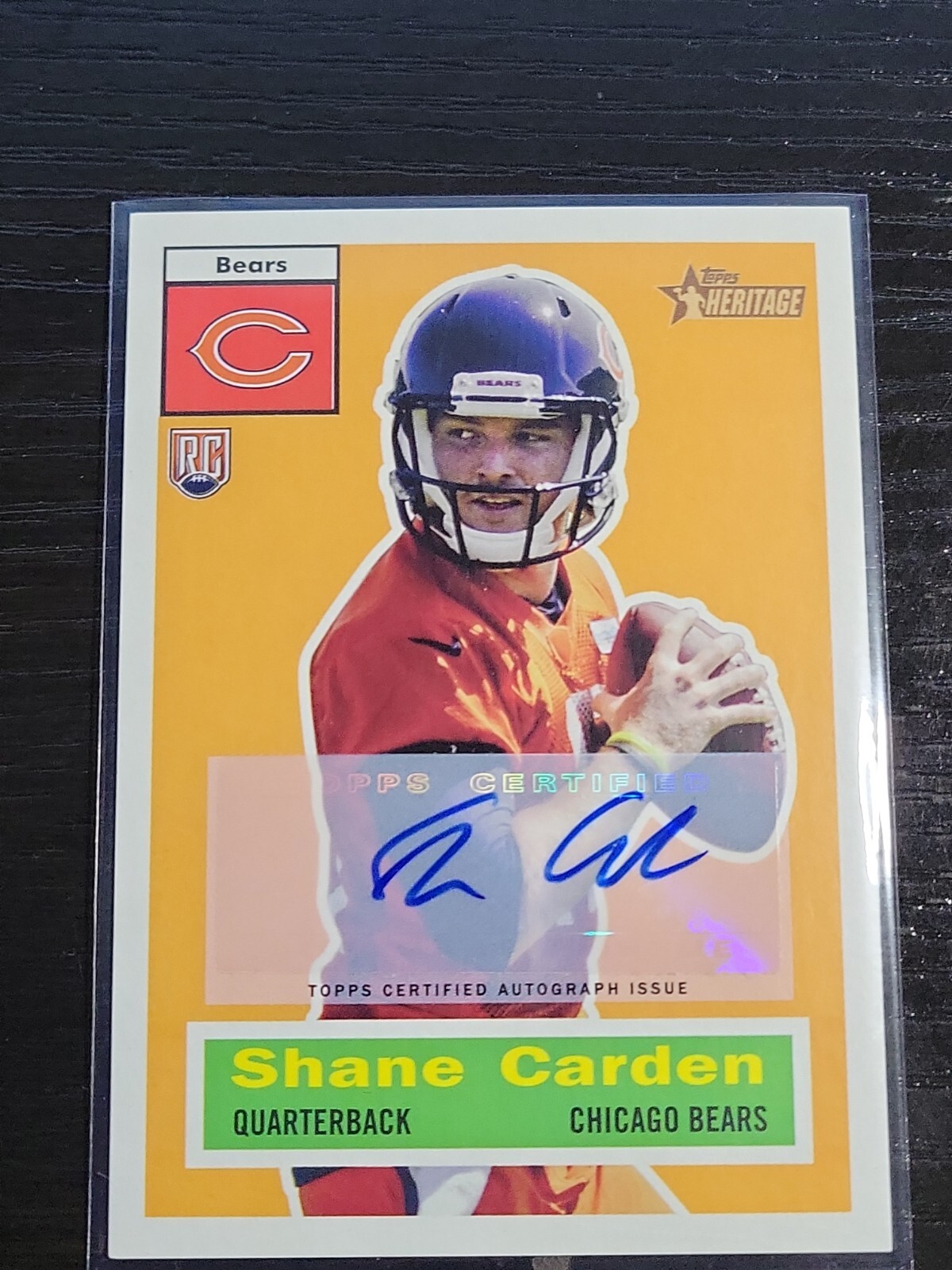 2015 Topps Heritage Auto Shane Carden #46 Rookie Auto RC | eBay