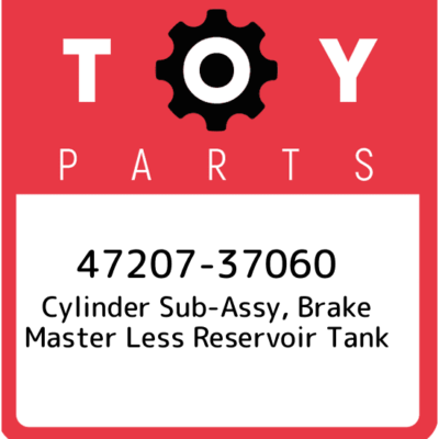 47207-37060 Toyota Cylinder sub-assy, brake master less reservoir tank ...