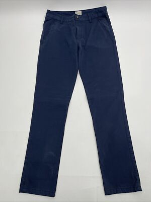 boys Boden navy blue chino pants size 14youth 39 inches Long | eBay