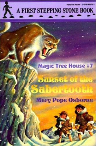 Sunset of the Sabertooth by Mary Pope Osborne (1996, Library Binding ...