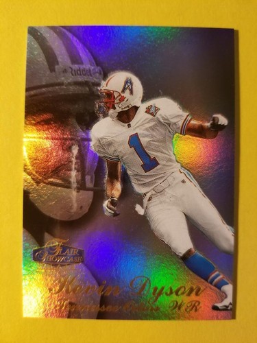 KEVIN DYSON - RC ROOKIE #38 TENNESSEE OILERS UTAH 1998 FLAIR SHOWCASE ...