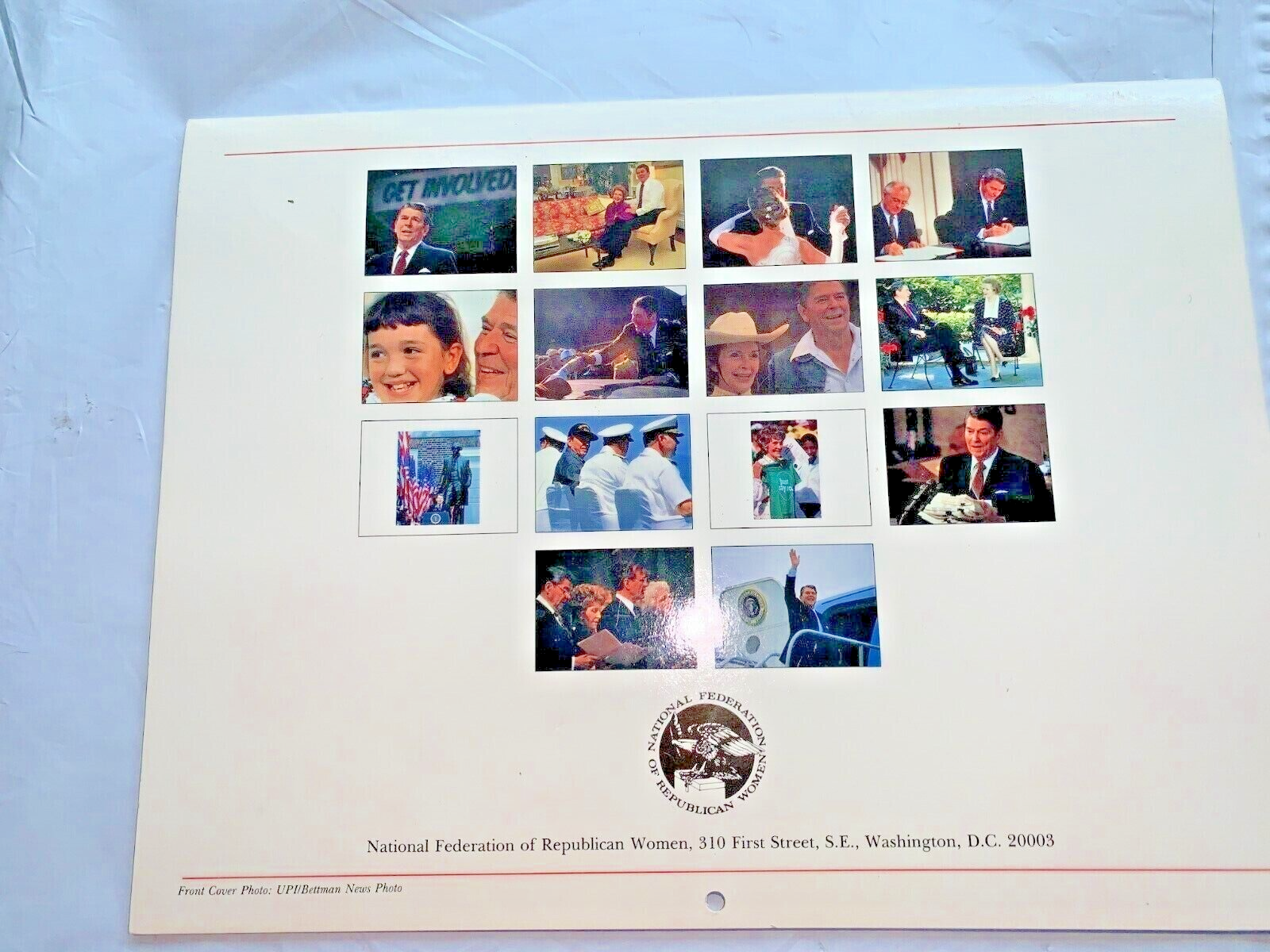 THE REAGAN LEGACY CALENDAR 1988-89 national federation of republican ...