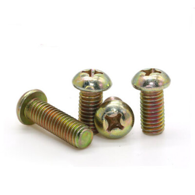 M2 M2.5 Round head Screw Color Zinc Pan head Machine Bolts GB818 | eBay