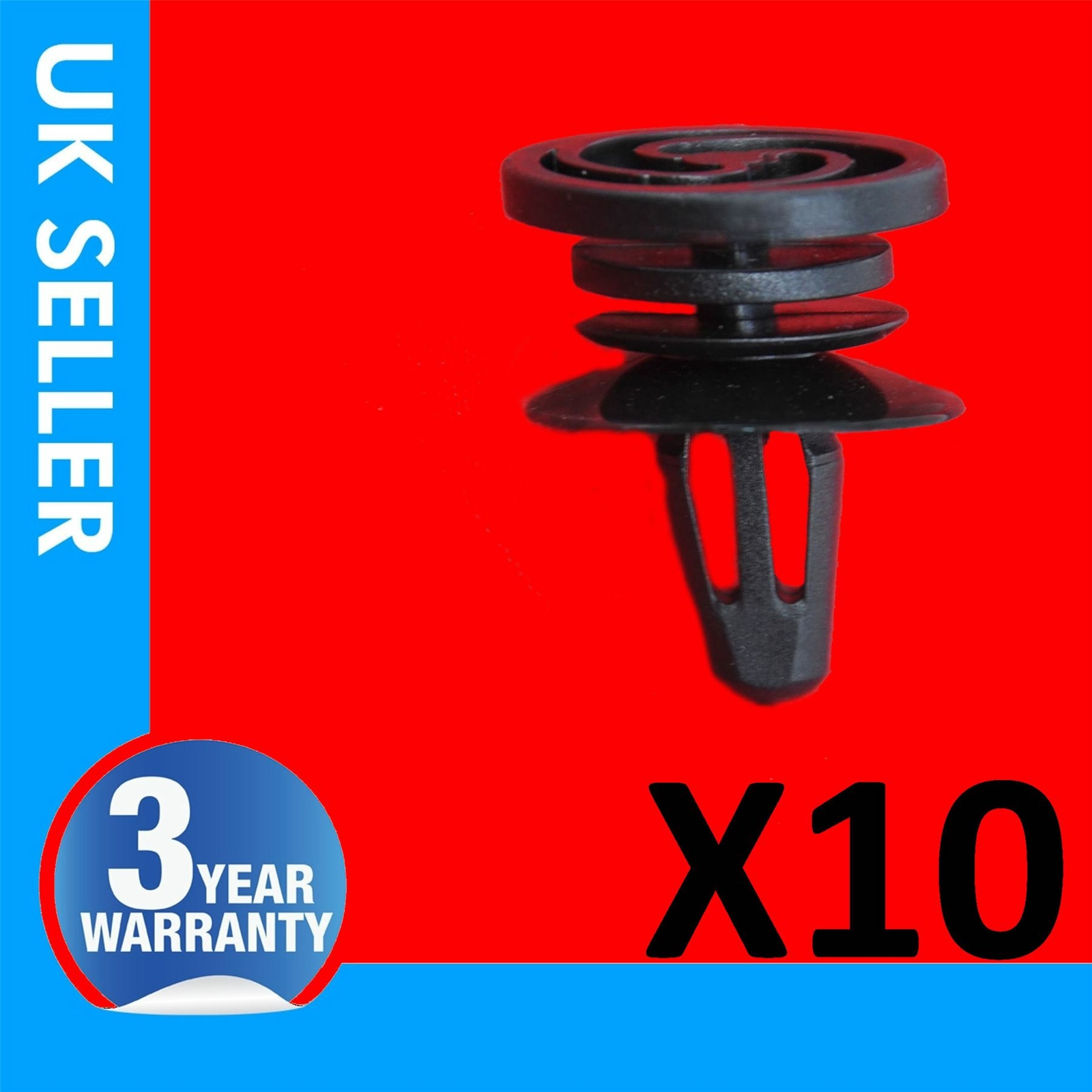 10X DOOR CARD TRIM PANEL MOULDING CLIPS For VW TOUAREG SEAT IBIZA ...