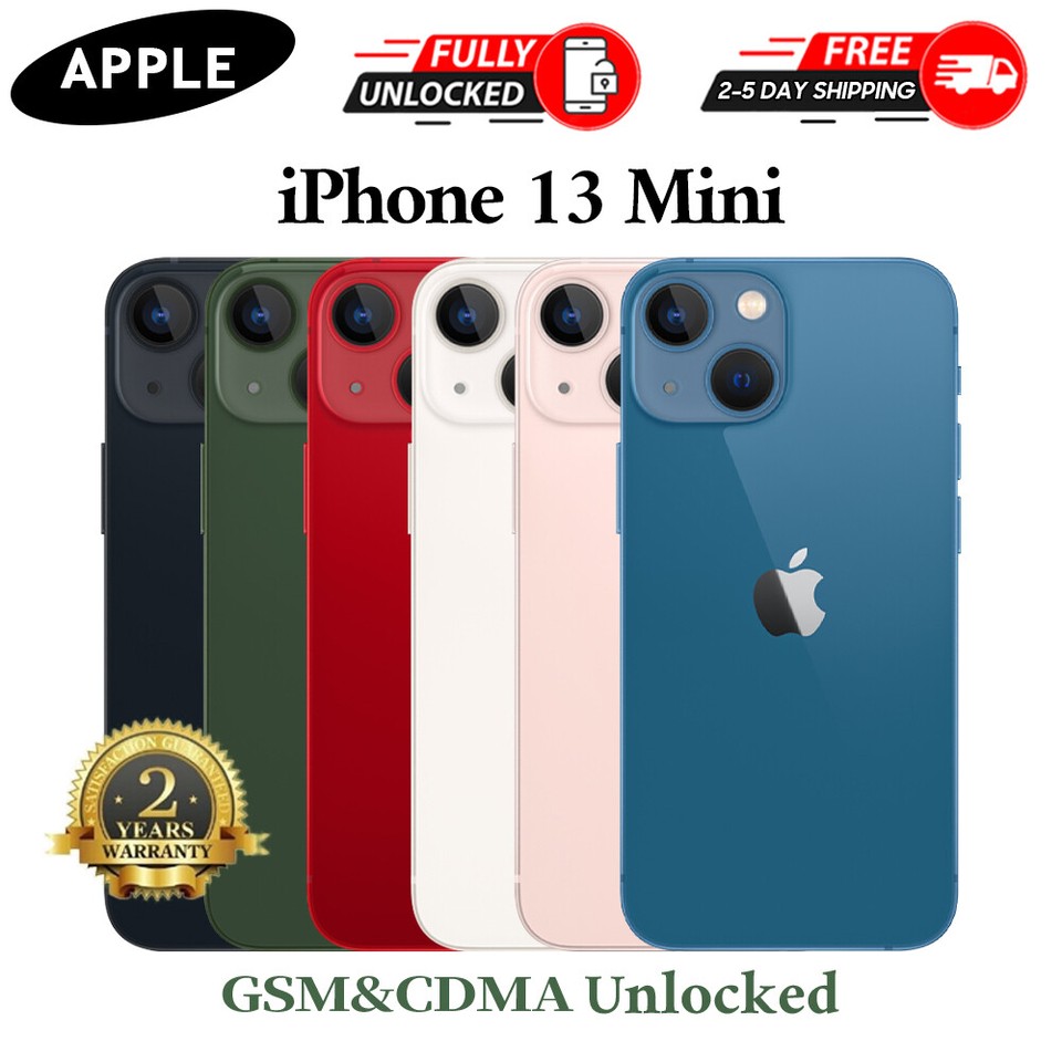 Factory New Sealed Apple iPhone 12 Mini/13 Mini Fully Unlocked 256GB ...