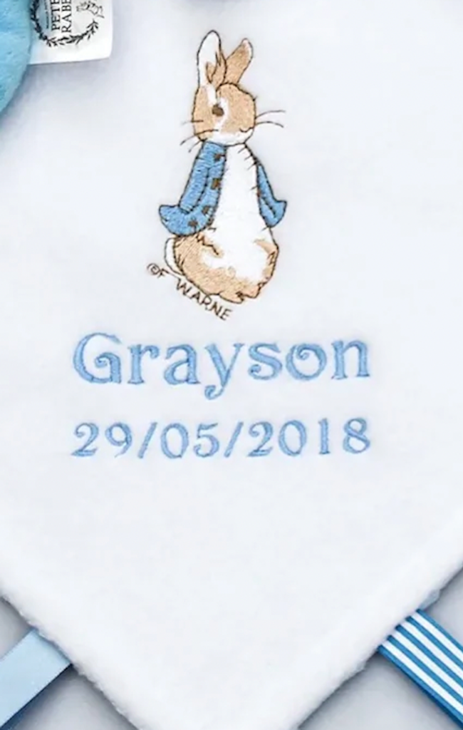 Peter Rabbit Soft Rattle &/or Matching Taggie Comfort Blanket Unique ...