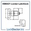 LINK51 Steel Silver Locker Latchlock for Padlocks 20mm (KMAS9948 ...