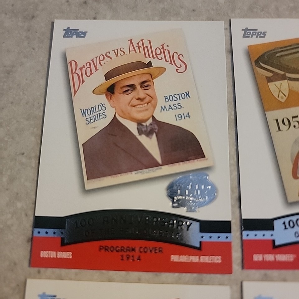 2004 Topps Fall Classic Covers World Series Program Your Choice | eBay